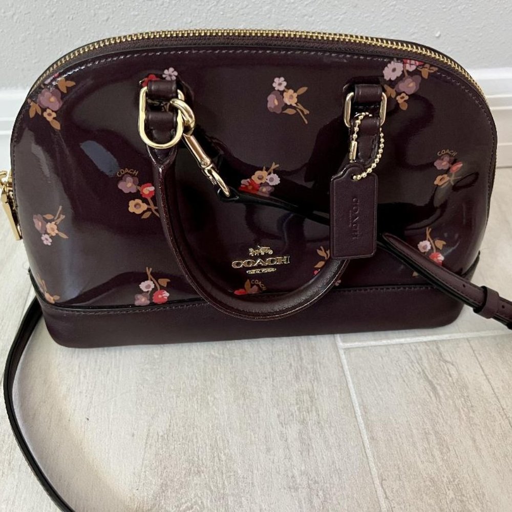 Coach Mini Sierra Satchel With Baby Bouquet Print Sat… - Gem